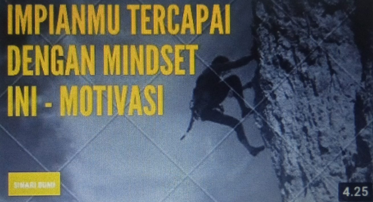IMPIANMU akan TERCAPAI dengan MINDSET Ini - Video Motivasi